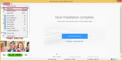 Setup uTorrent Remote Access WebUI