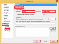 Setup uTorrent Remote Access WebUI
