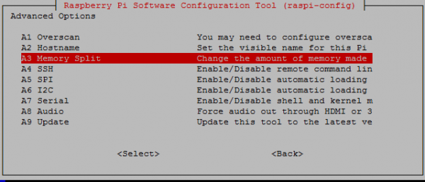 Headless Raspberry Pi RAM Memory Tweak