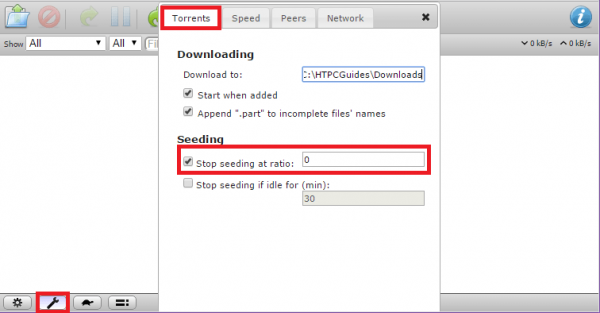 Make Transmission Automatically Stop Seeding When Complete