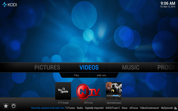 Add Home Screen Shortcuts for Kodi XBMC Plugins