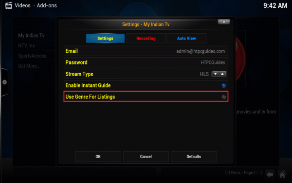 Install My Indian TV Kodi XBMC Plugin Screenshot Guide