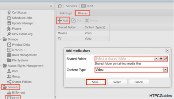 Install MiniDLNA Plugin OpenMediaVault